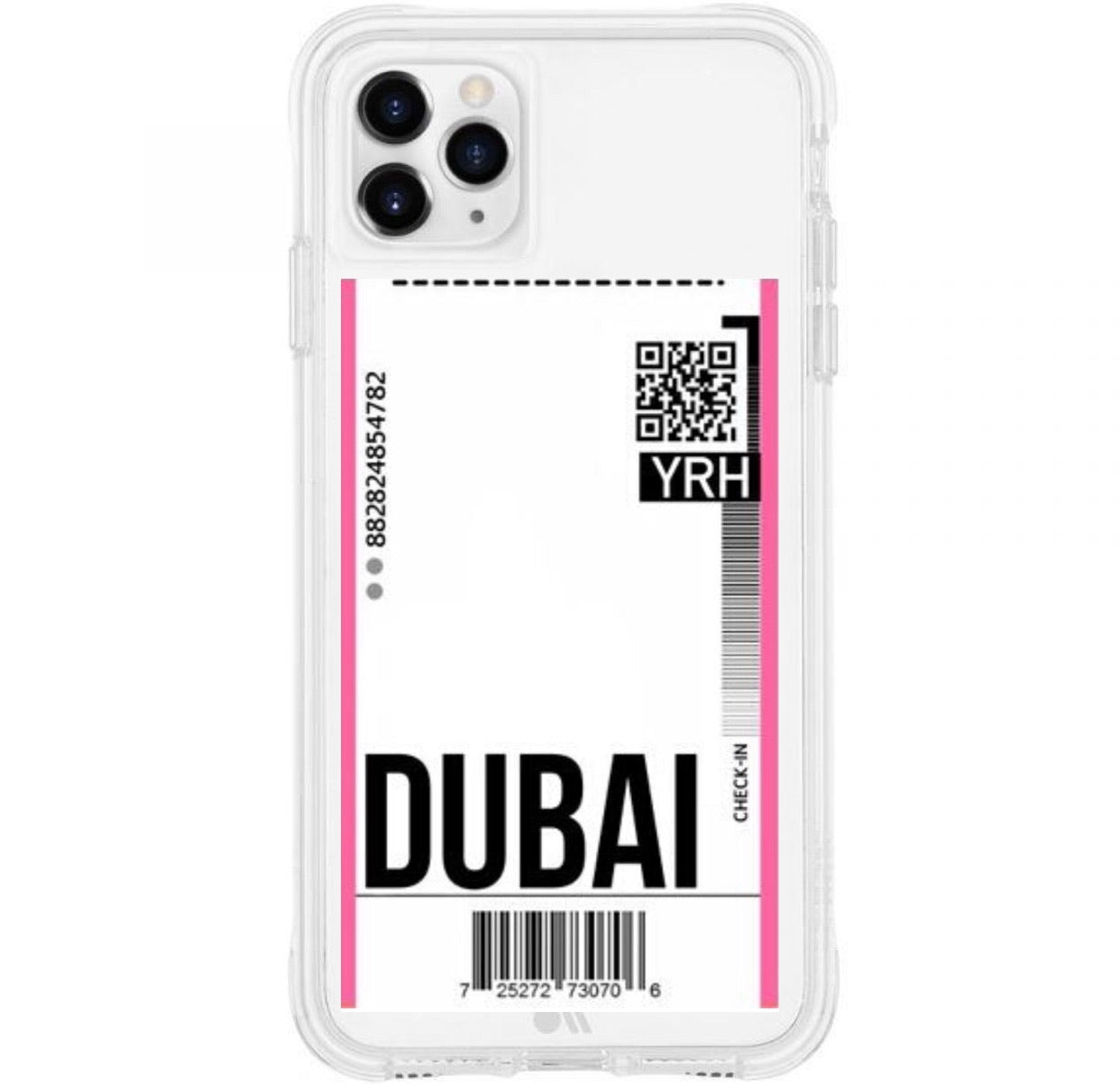 Dubai Flight Ticket Phone Case – Bloza